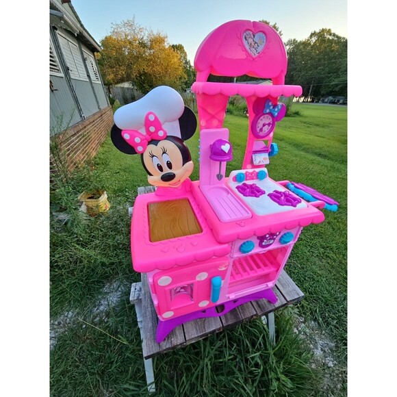 Disney | Toys | Minnie Mouse Disney Junior Flipping Fun Kitchen Set ...